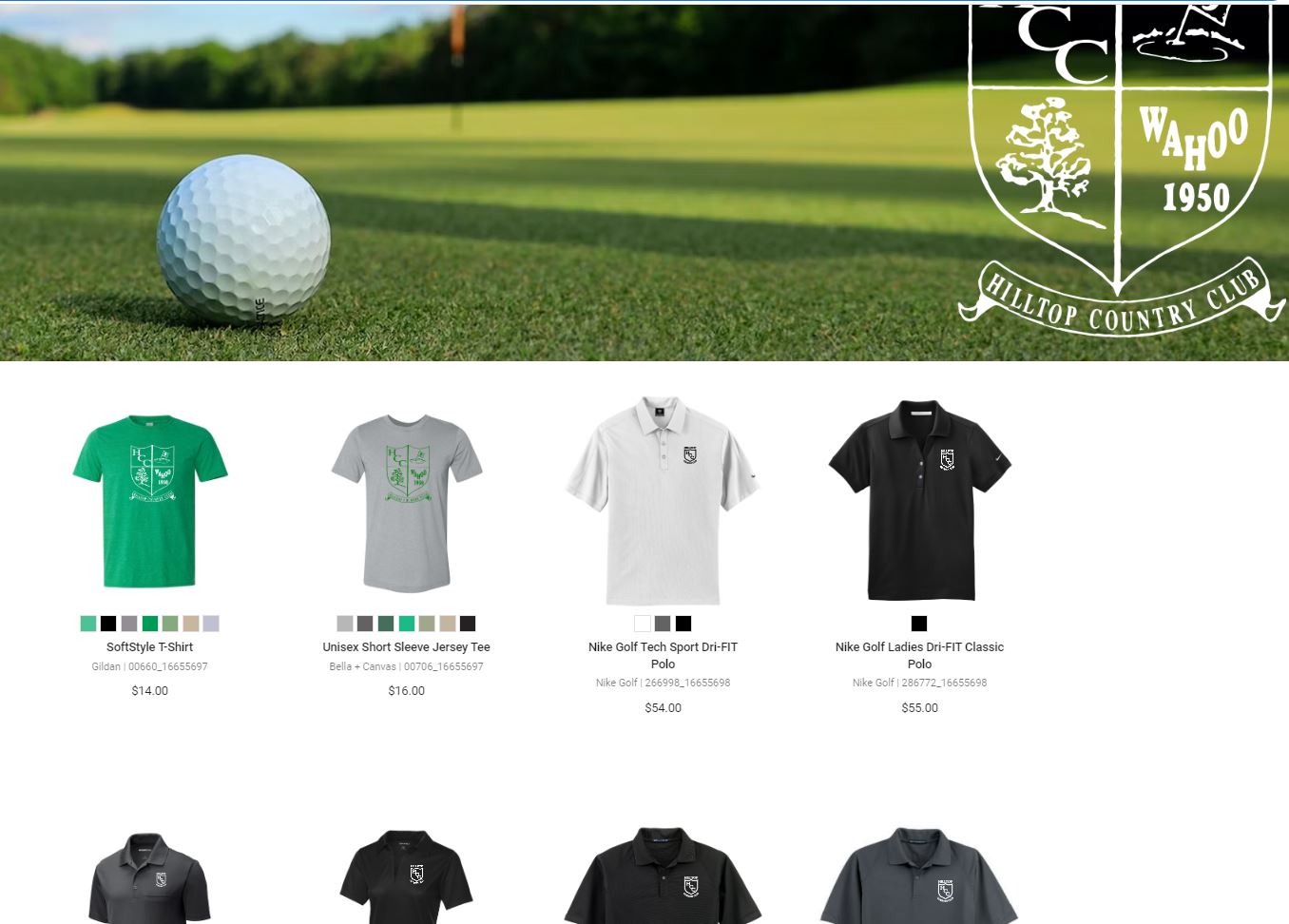Shop Golf Apparel – Hilltop Country Club